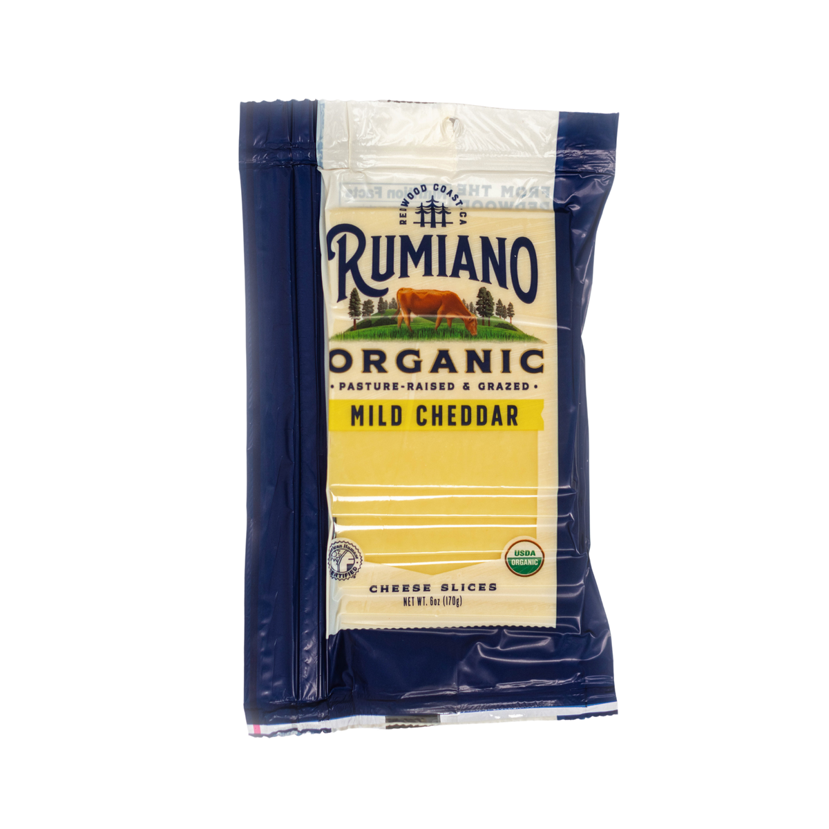 Rumiano Organic Mild Cheddar Slices 6oz – Rumiano Cheese